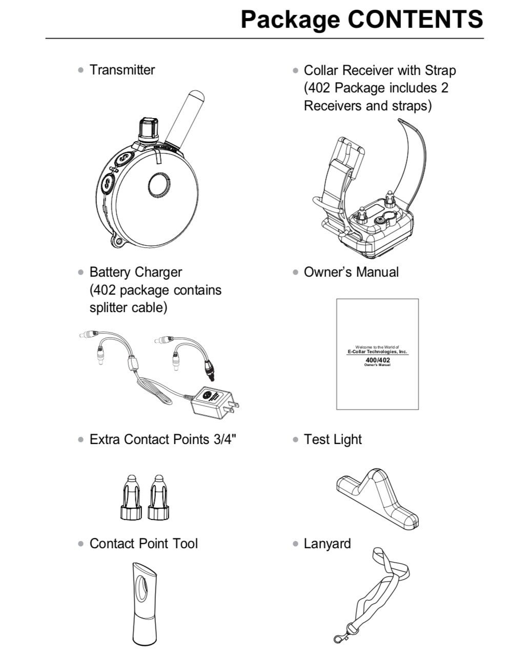 K9-800 K9 Handler 1.6km Trainer with a 840mm Bungee Collar - Dog Sense ...